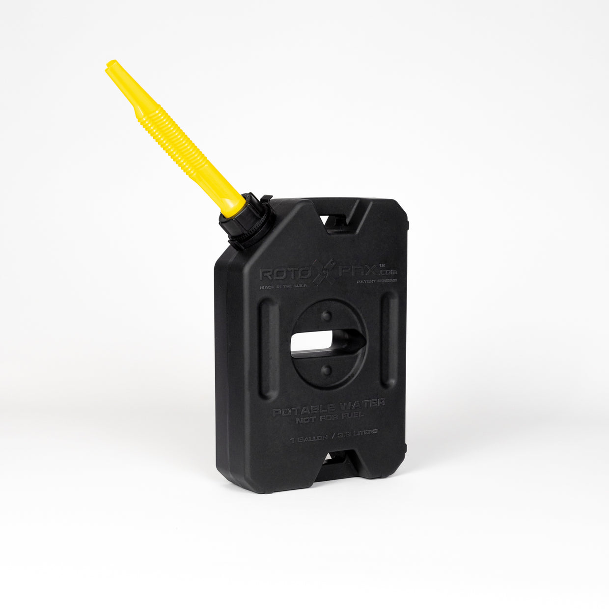Black - 1 Gallon Water Storage Container | RotopaX