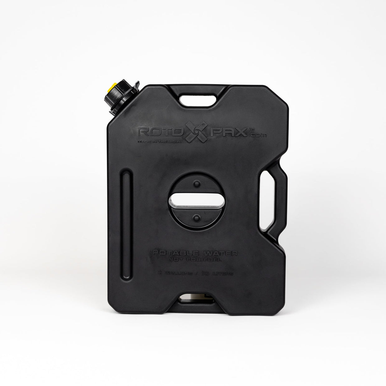 Black - Blemished 2 Gallon Water Storage Container GEN 2 | RotopaX