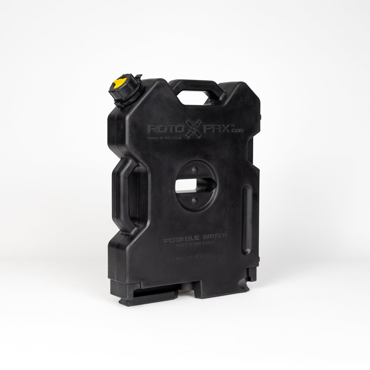 Black - 2 Gallon Water Storage Container | RotopaX